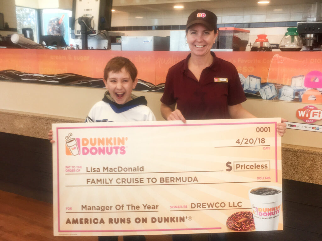 Houlton Dunkin Donuts leader named ‘Manager of the Year’ - The County