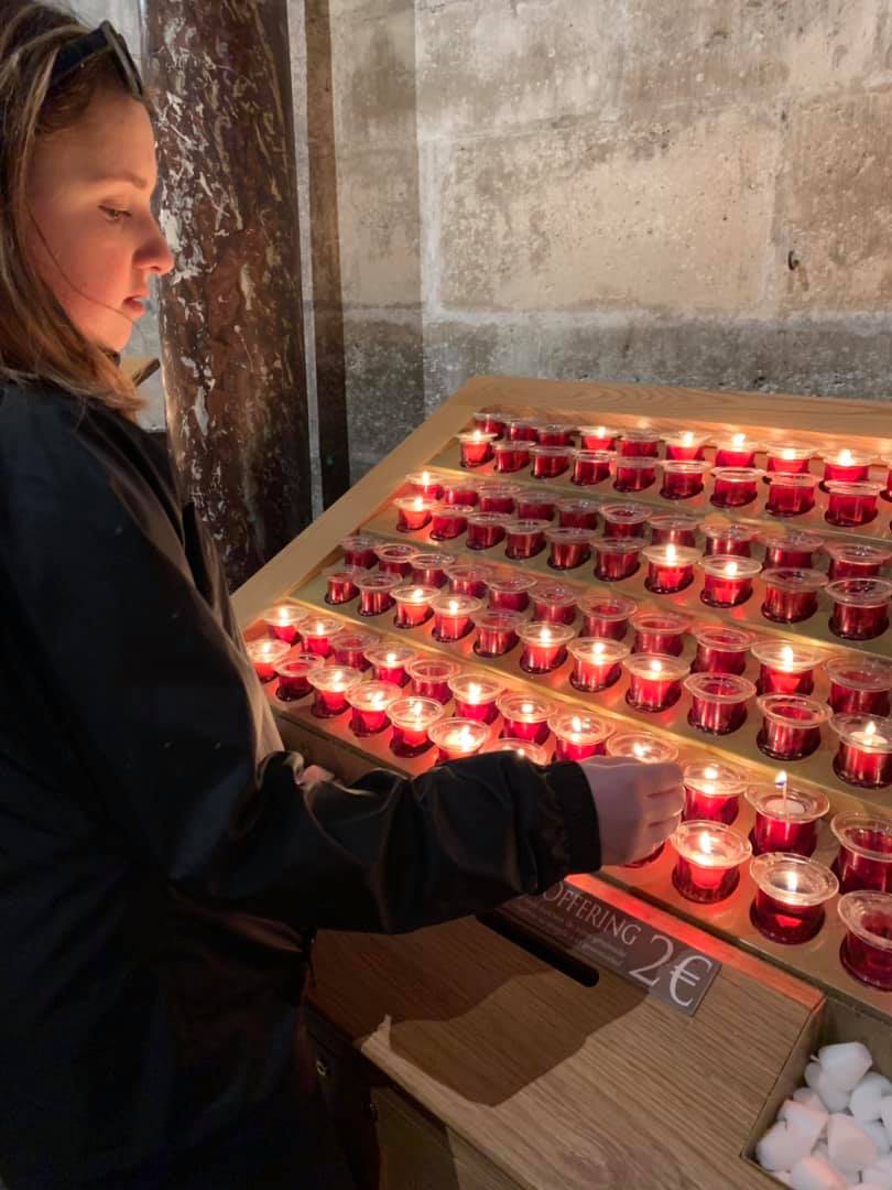 County residents witness Notre Dame fire - The County