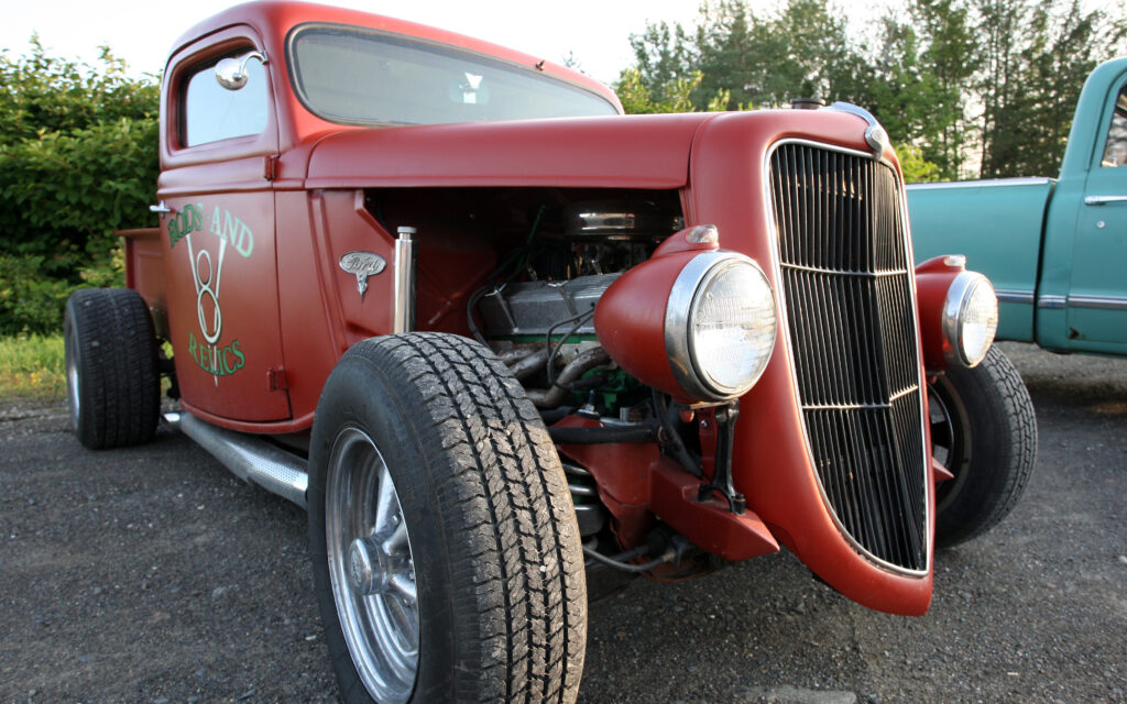 Classic cars on display - The County