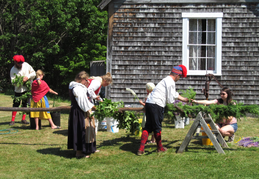 Small Swedish group holds socially distanced Midsommar festival - The ...