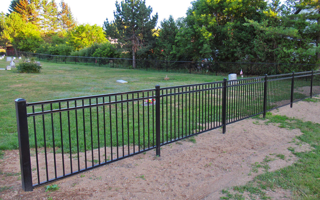 Donation provides new fencing at Presque Isle cemetery - The County