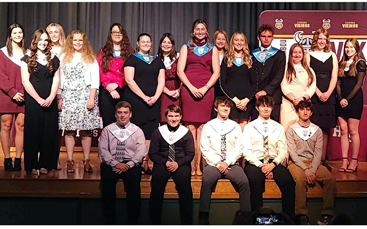 Caribou National Honor Society inducts new members - The County