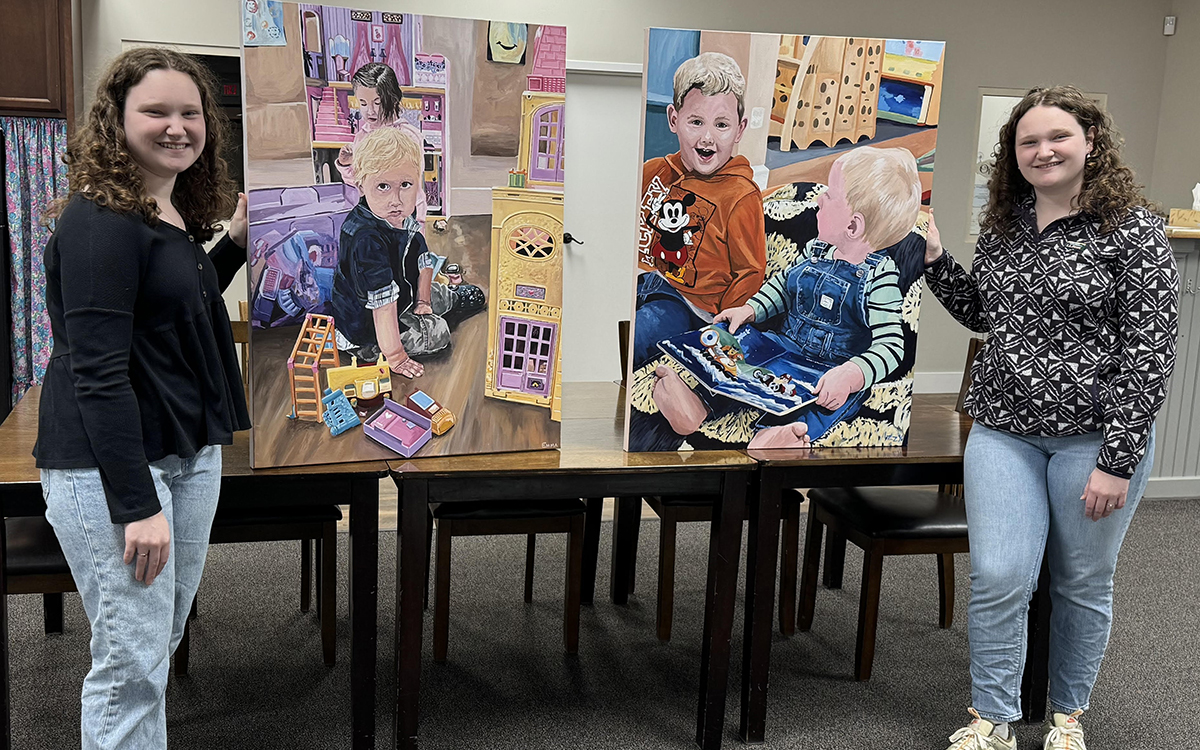 UMPI students Emma and Izzy Theriault complete learning program at ...