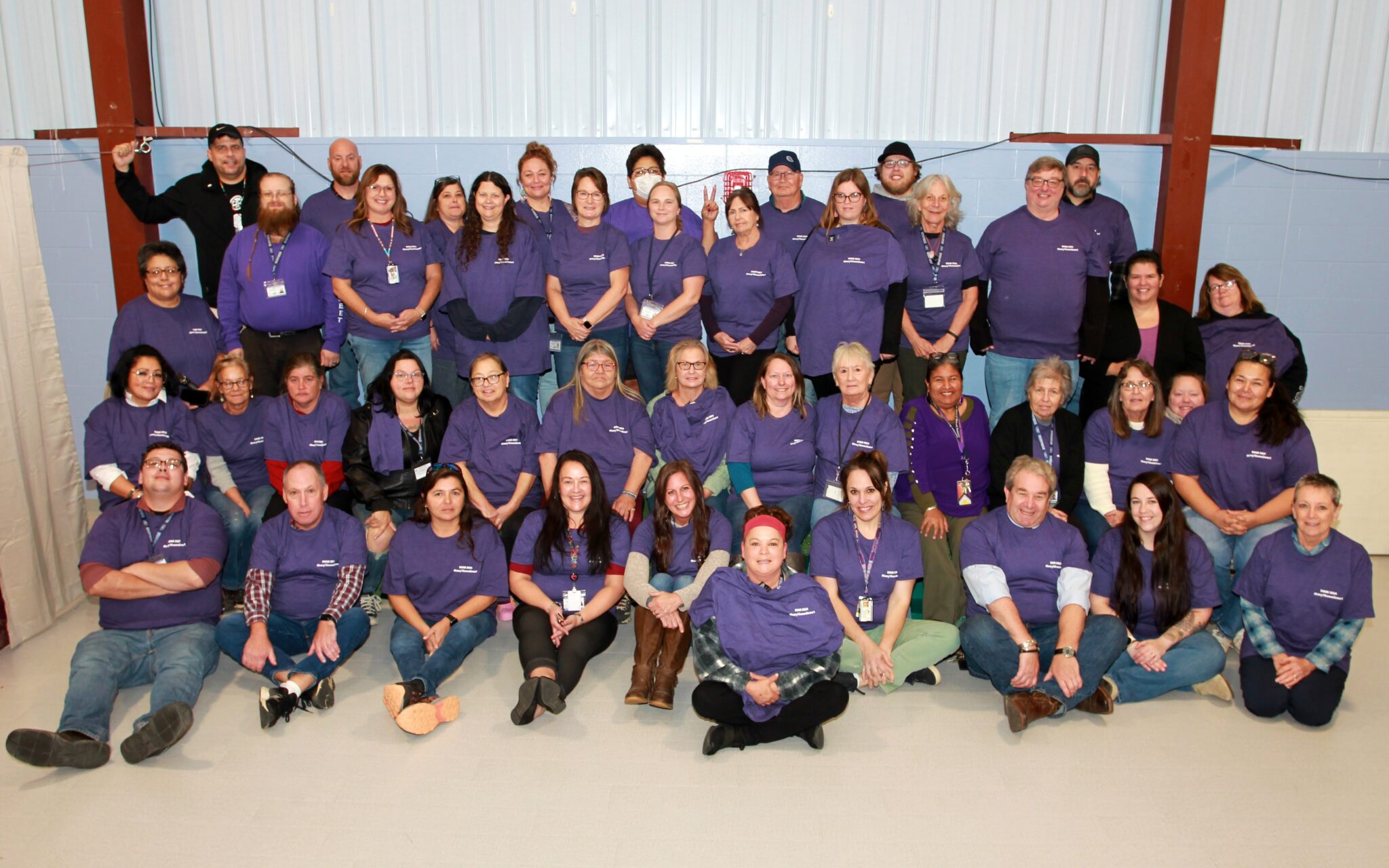 Houlton Band of Maliseet Indians wear purple for Domestic Violence ...