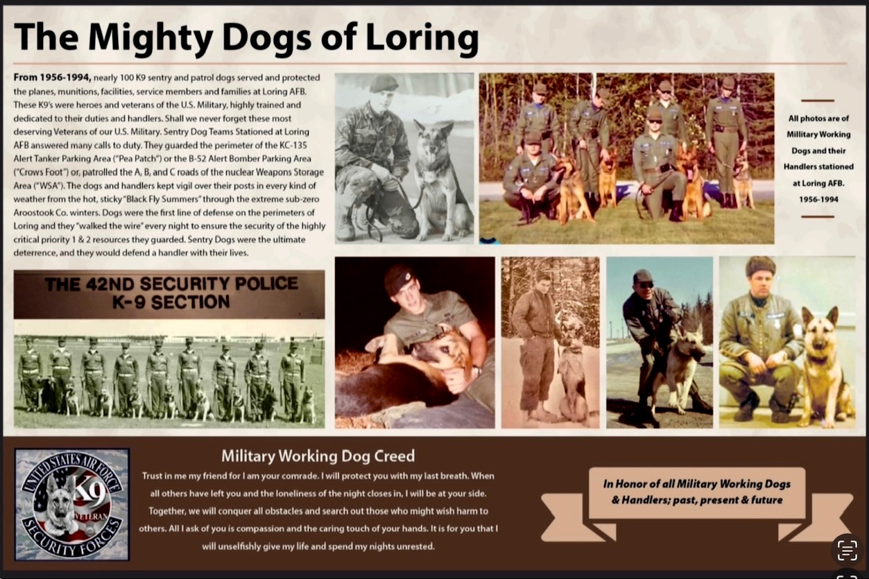 An Aroostook monument will honor Loring’s guard dogs - The County
