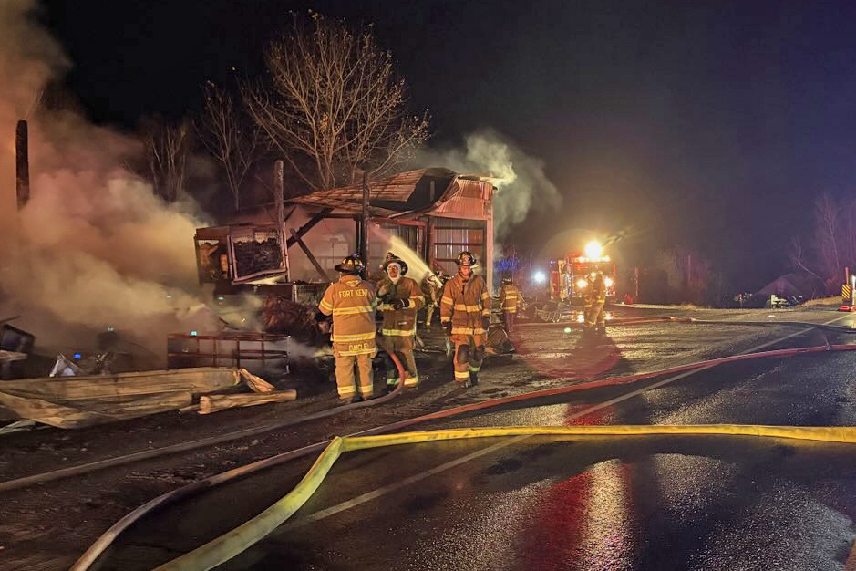 Fort Kent logging business still going after devastating fire - The County