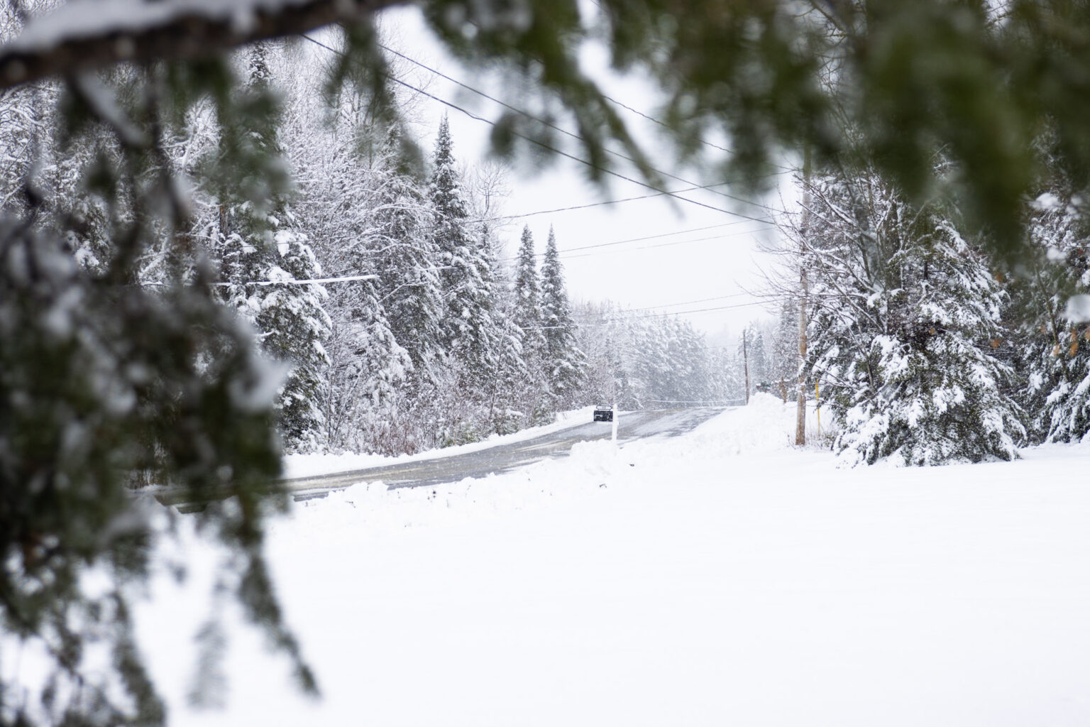 Season’s first snow hits Aroostook - The County