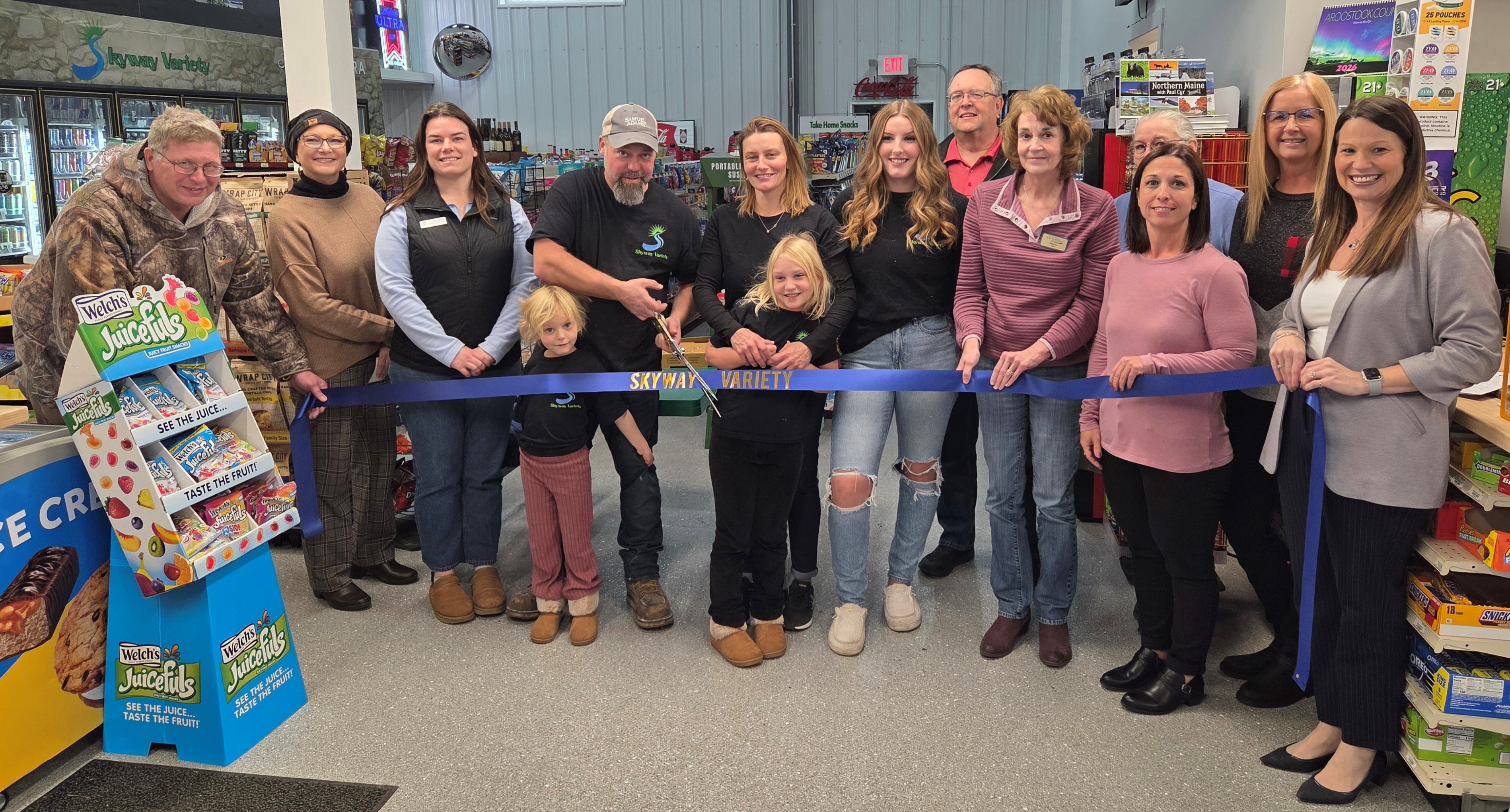Skyway Variety ribbon cutting - The County