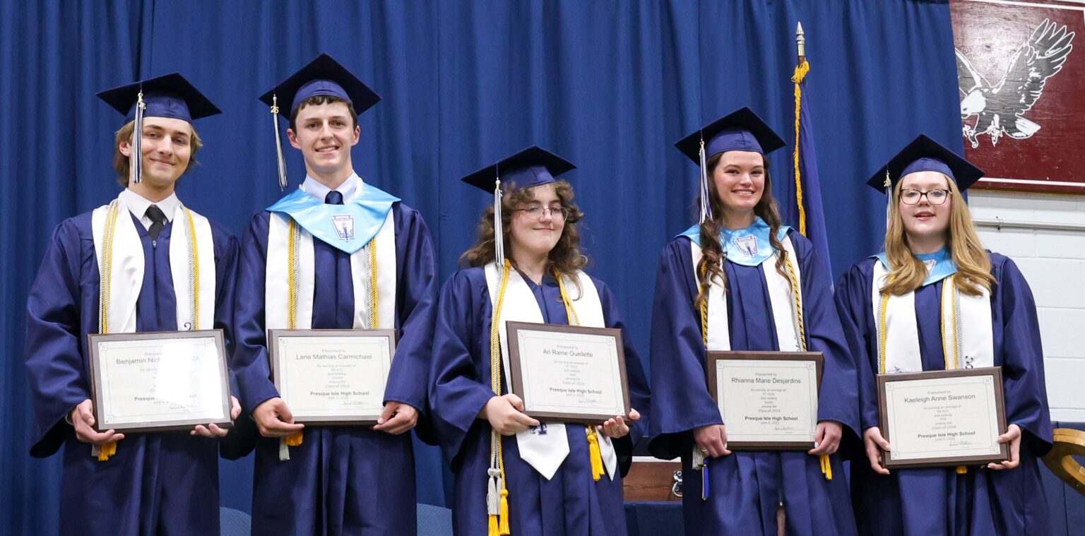Presque Isle High School recognizes top five seniors - The County